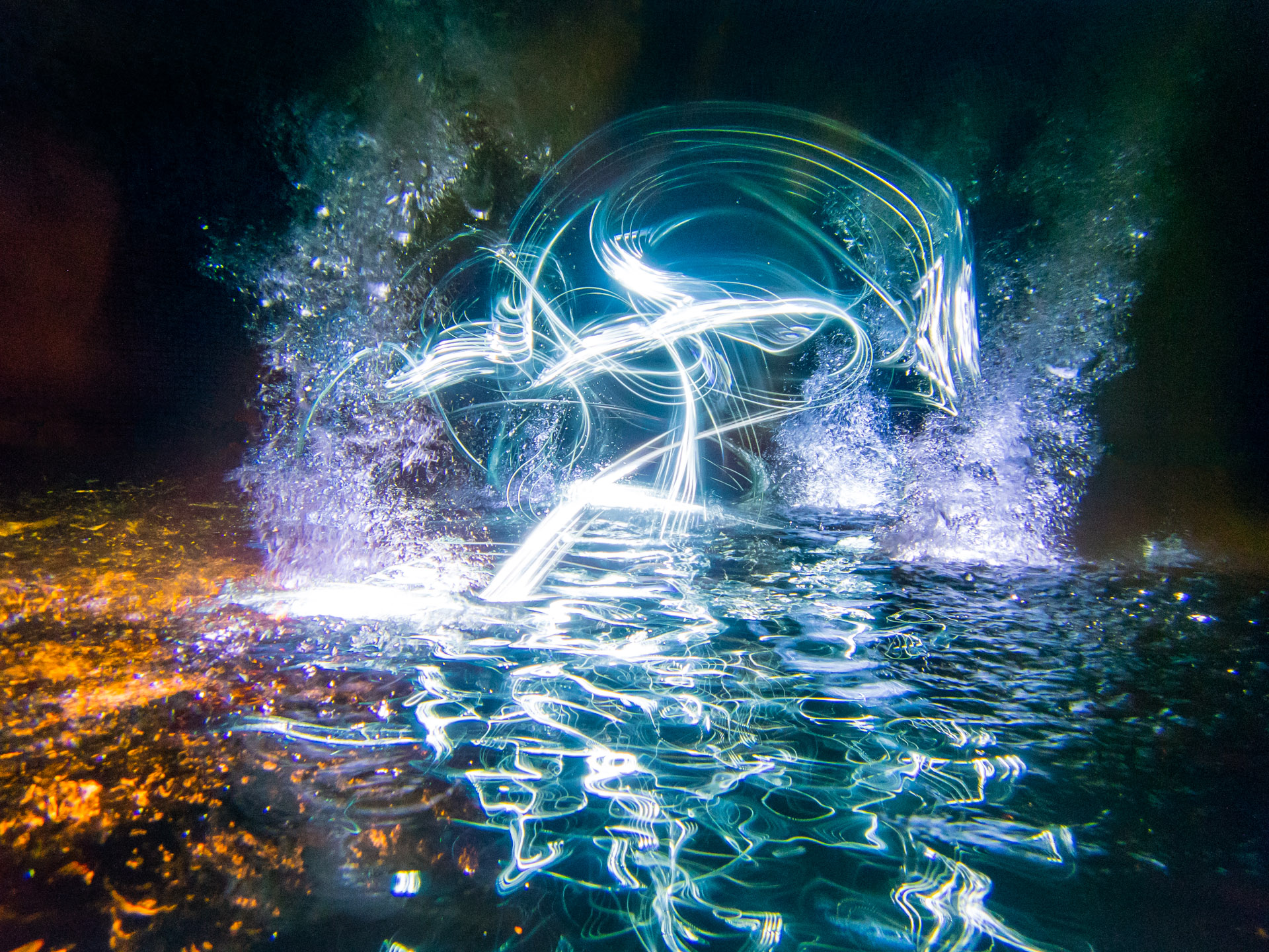 Slipping Without Falling - Lumenman - Light painting photography artist
